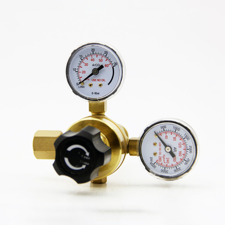 CR0400 Mini Cutting Regulator Argon CO2 Regulator Gauge Flow Meter for ...